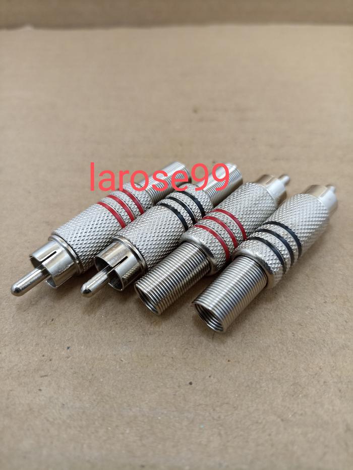 Jual Jack RCA Besi Colokan Jack Audio Video Konektor RCA Besi Harga ...