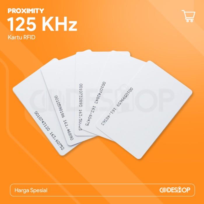 Jual Kartu Rfid Proximity 125 KHz Printer Id Card Fargo Hiti Zebra ...