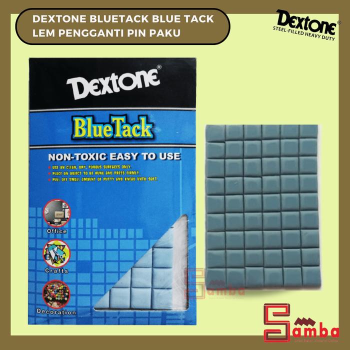 Jual DEXTONE BLUETACK BLUE TACK LEM ATK LEM DEXTONE LEM PENGGANTI PIN ...