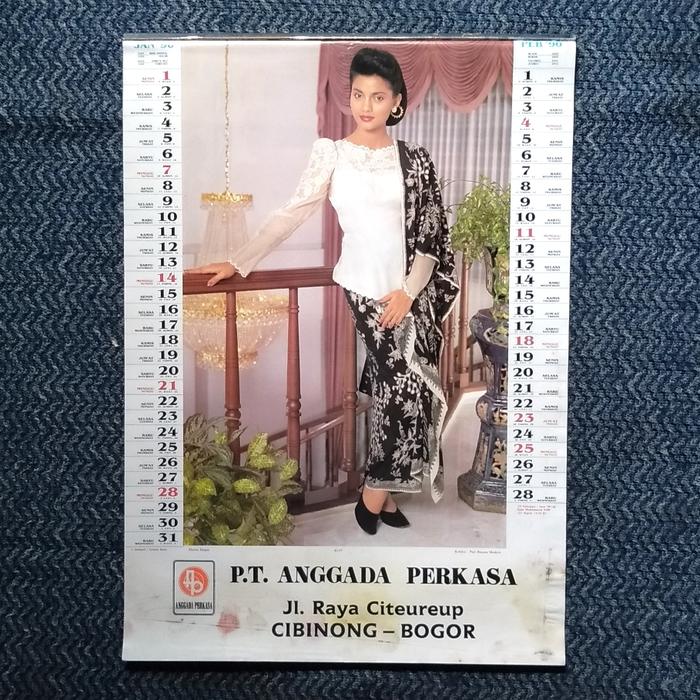 Jual Kalender th. 1990 Lengkap - Tema Kebaya - Kota Malang - Zetta k2 ...