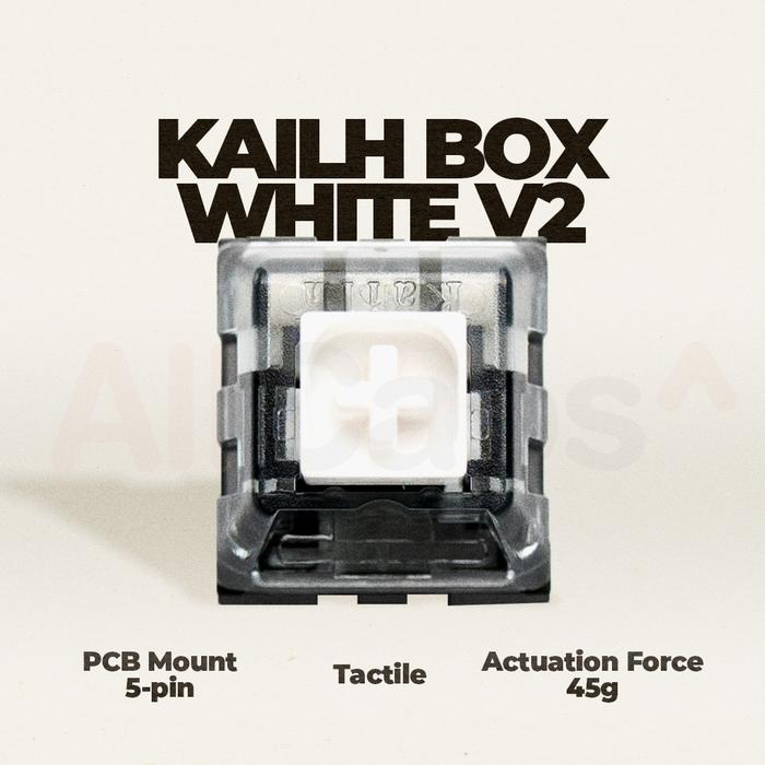 Jual Kailh Box White v2 Clicky Switch 45g PCB Mount - Jakarta Utara ...
