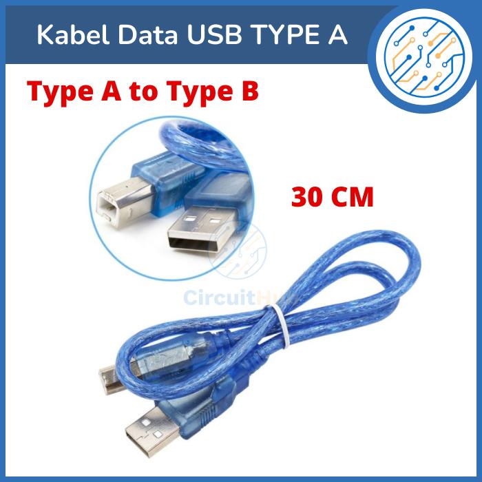 Jual Kabel Data Arduino Uno Printer 30cm Type A To B Male To Male