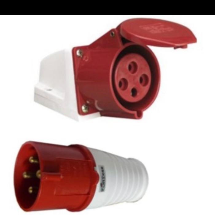 Jual Soket industry genset plug industri surface mobile 3p 4p 5p 16a ...