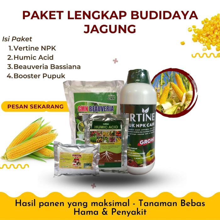 Jual Paket Budidaya Jagung dan Obat Hama Ulat, Pupuk Jagung Pelebat ...