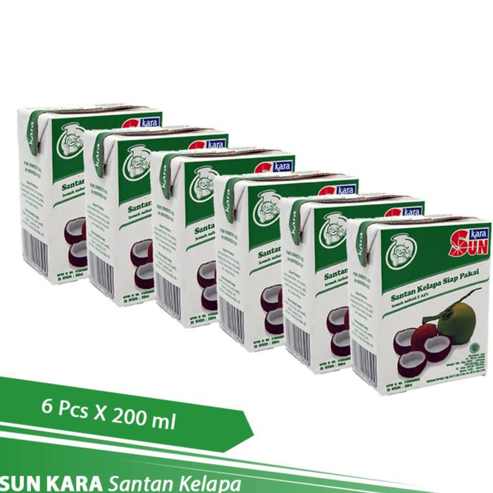 Jual Sun Kara SunKara Santan Siap Pakai 200 ml x 6 - Jakarta Utara ...