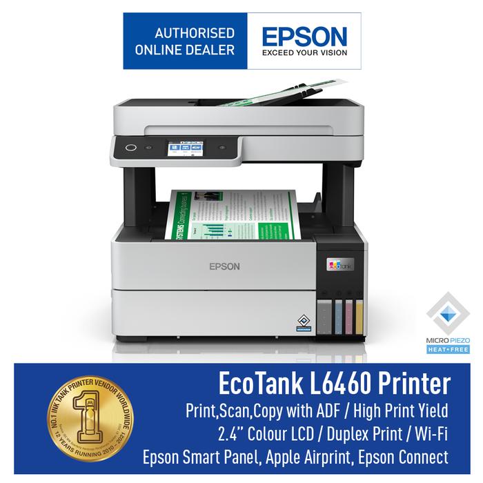 Jual Printer Epson L6460 L-6460 Print Scan Copy Wi-Fi Duplex with ADF ...