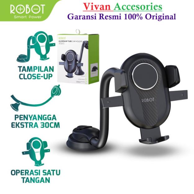 Jual Robot RT-CH17 Alumunium Neck Dashboard Car Holder Phone Mount ...