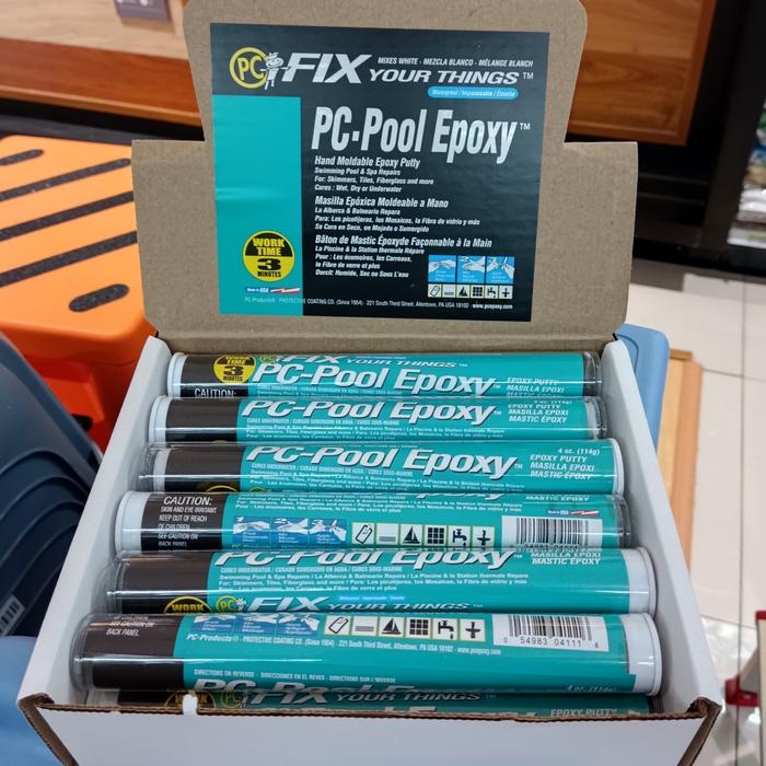 Jual Lem Epoxy Kolam Renang Kolam Ikan Tandon PC POOL WHITE EPOXY PC ...