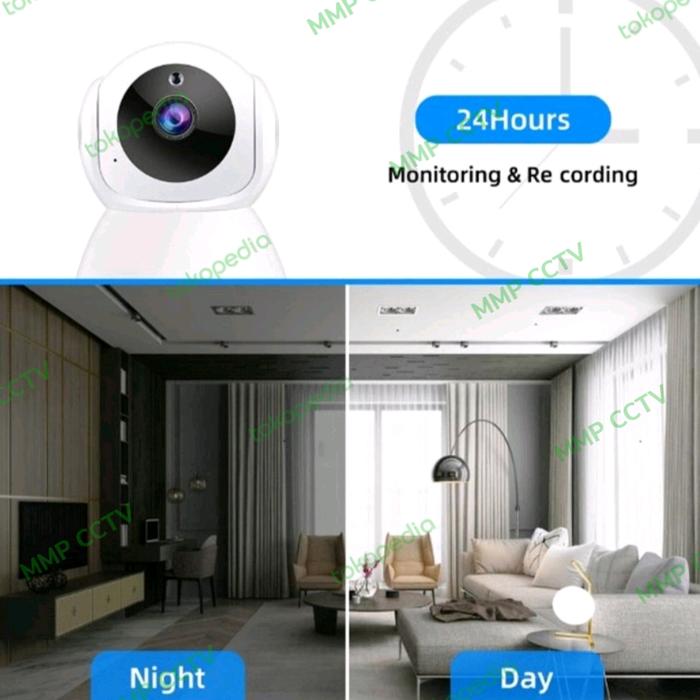 Jual IP CAM CAMERA CCTV MINI WIRELESS 5MP APP V380/V380 PRO - tanpa ...