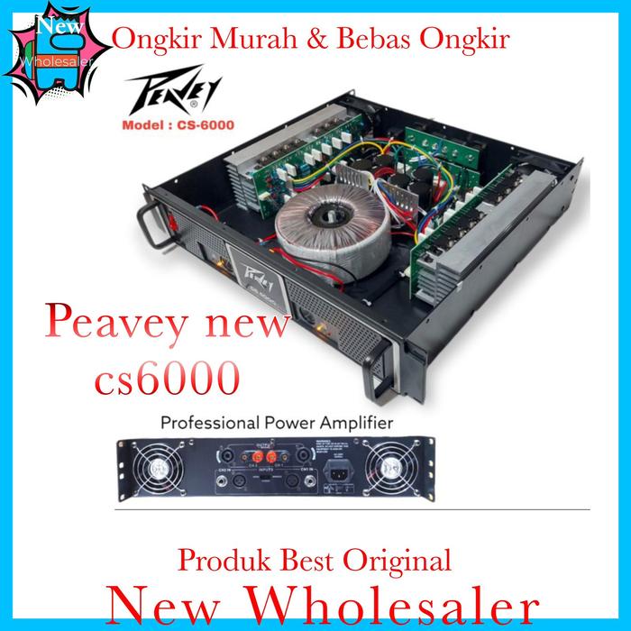 Jual power sound Audio peavey cs6000 grade A plus Cs 6000 garansi 1 ...