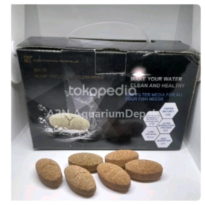 Jual MAYIN RUGBY 200GR media filter biologis Repacking free jaring ...