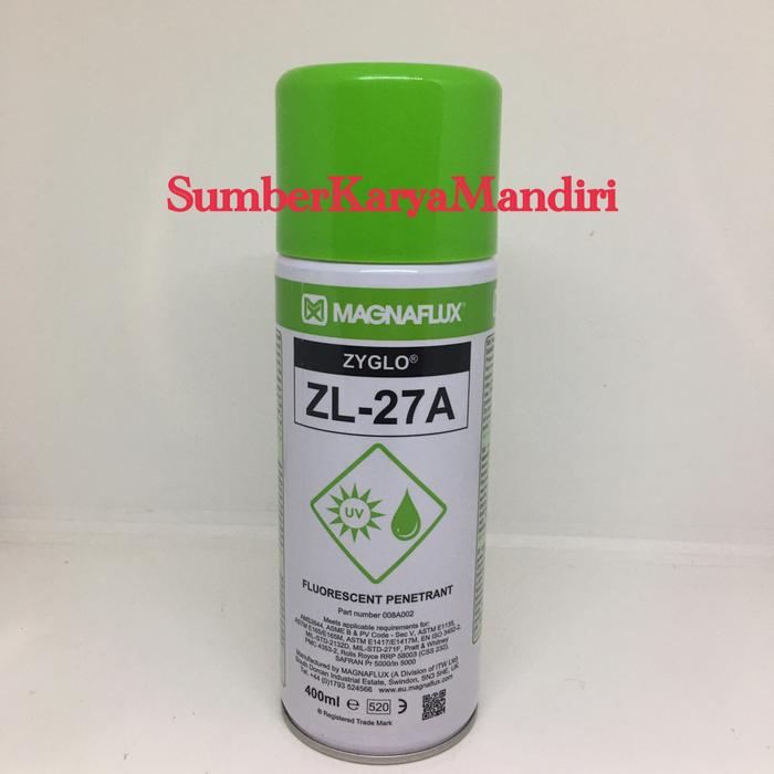 Jual Magnaflux Zyglo ZL-27A Fluorescent Penetrant (400ML) - Jakarta Barat - SumberKaryaMandiri ...