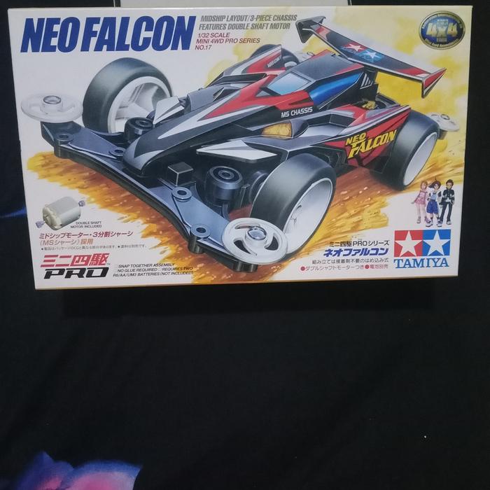 Jual 18617 tamiya neo falcon MS chassis mini 4wd pro series chassis MS ...