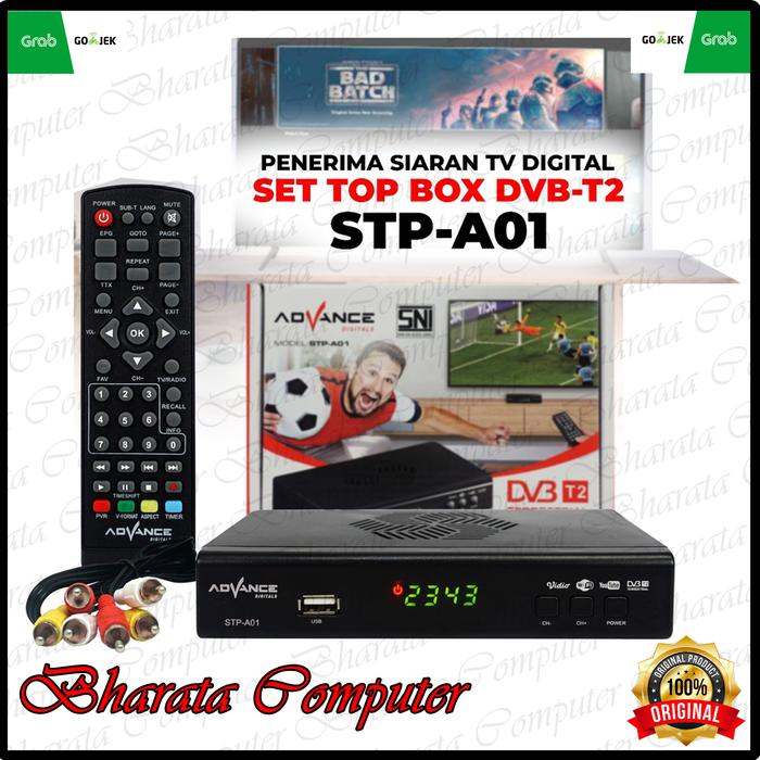 Jual Advance Set Top Box STB STP-A01 DVB-T2 Full HD ORIGINAL - Kota Bekasi - Bharata Komputer ...