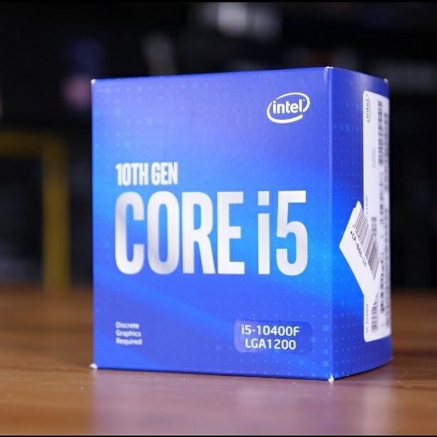 Jual PROCESSOR INTEL CORE I5 GEN 10 F BOX RESMI / CORE I5 10400F LGA ...