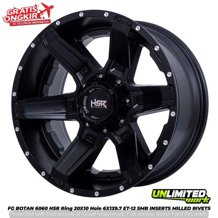 Jual velg forged mobil hilux dc colorado blazer land cruiser ring 20 ...
