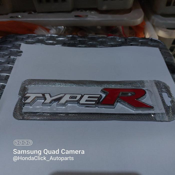 Jual Emblem Logo TYPE R Pintu Bagasi Honda Civic Type R - Jakarta Utara ...