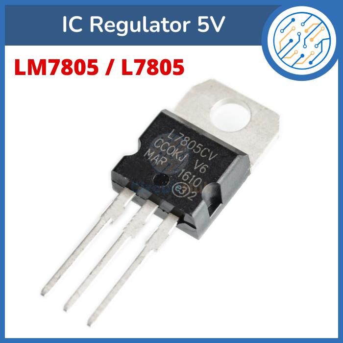 Jual Voltage Regulator 5V L7805CV L7805 LM7805 TO-220 Positive - Jakarta Utara - CircuitHub ...