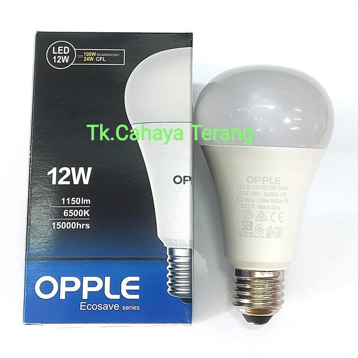Jual Opple Led Ecosave 12watt putih 6500K 1150 lumen - Kota Tangerang - Tk.Cahaya Terang | Tokopedia