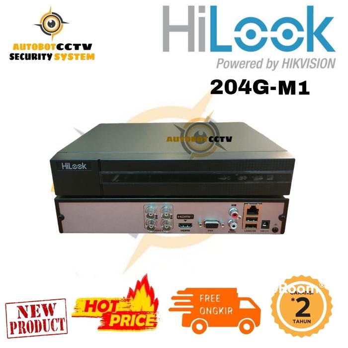 Jual DVR HILOOK HIKVISION 4CH 2MP / 4 CHANNEL 1080P DVR HILOOK 204G-M1 ...