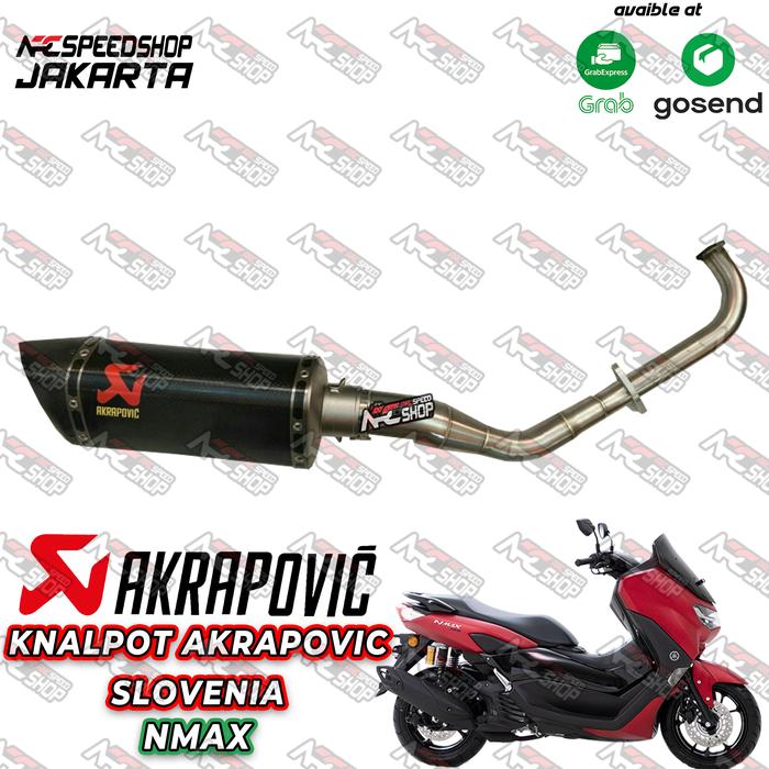 Jual Knalpot Akrapovic Nmax 155 Fullsystem Ori Slovenia (Header custome ...