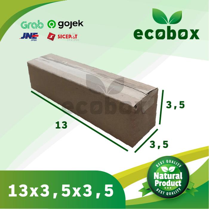 Jual KARDUS BOX uk 13x3,5x3,5 CM Kotak Packaging Corrugated SHEET POLOS ...