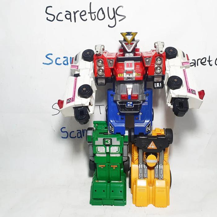 Jual DX Power Rangers Turbo Rescue Carranger Vrv robo megazord zord ...