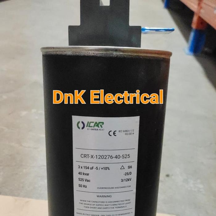 Jual Capacitor Kapasitor Merk ICAR 40Kvar 525V - Jakarta Barat - DnK ELECTRICAL | Tokopedia