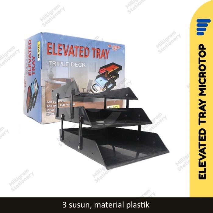 Jual Elevated Tray Microtop Triple Deck M 603/ Rak Dokumen Plastik 3 ...