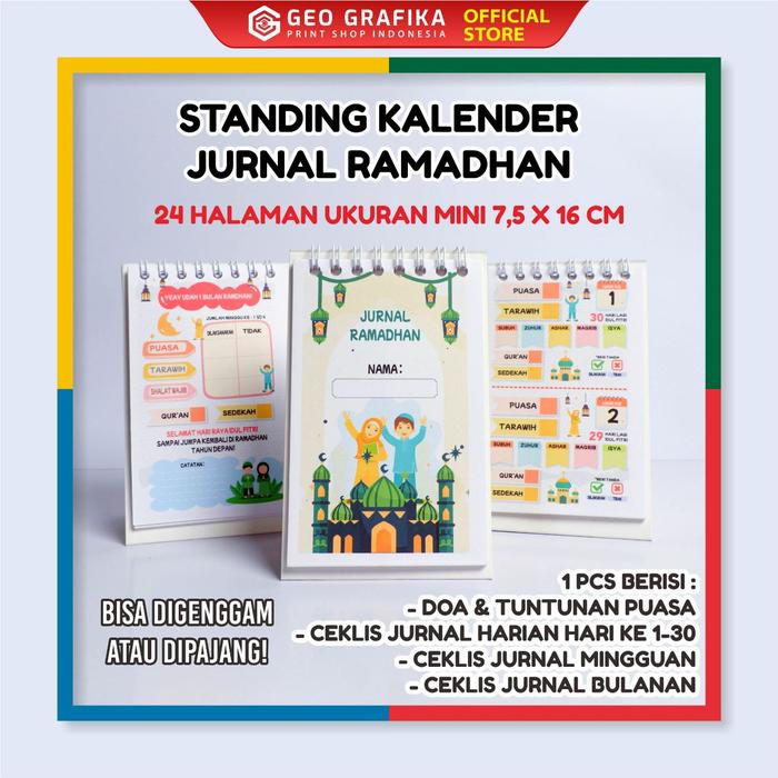 Jual Mini Standing Kalender Jurnal Ceklis Ramadhan Agenda Ramadan ...