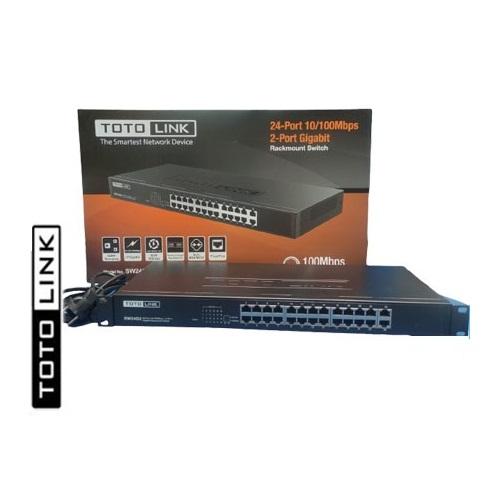 Jual Totolink SW24G2 24-Port 10/100Mbps with 2 Gbps Port Unmanaged ...