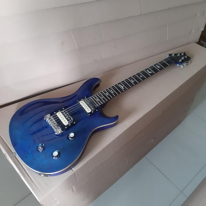 Jual Gitar PRS biru custom pabrikan pickup GNB korea - Kab. Bekasi ...
