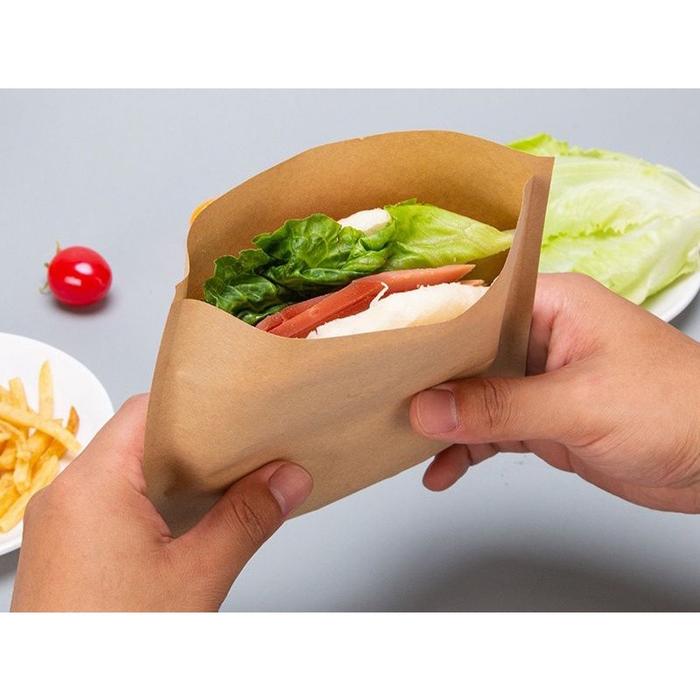 Jual Kertas Burger / Kertas Bungkus Makanan / Kertas Roti Gorengan ...