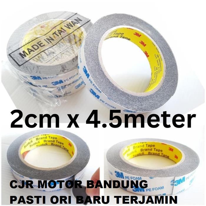Jual Double Tape Busa 3M Spongs Abu ORI 3M TAIWAN Kuat Berkualitas ...