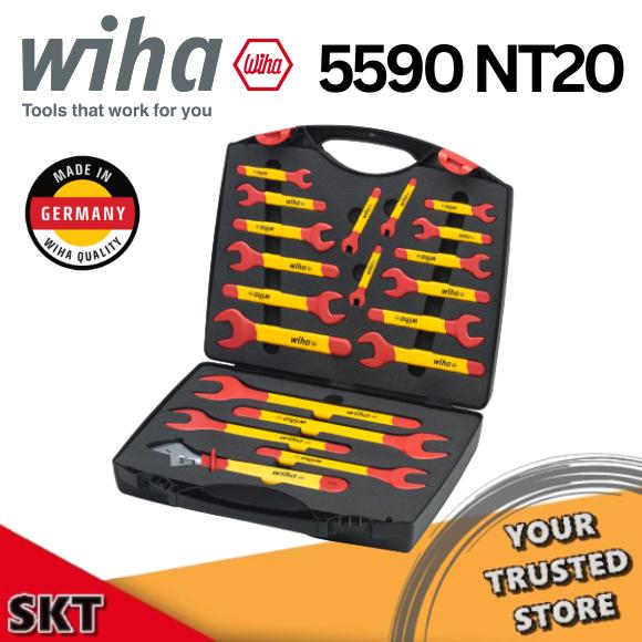 Jual SET KUNCI PAS KUNCI INGGRIS ELEKTRIK WIHA 5590 NT20 insulated 6-32 ...