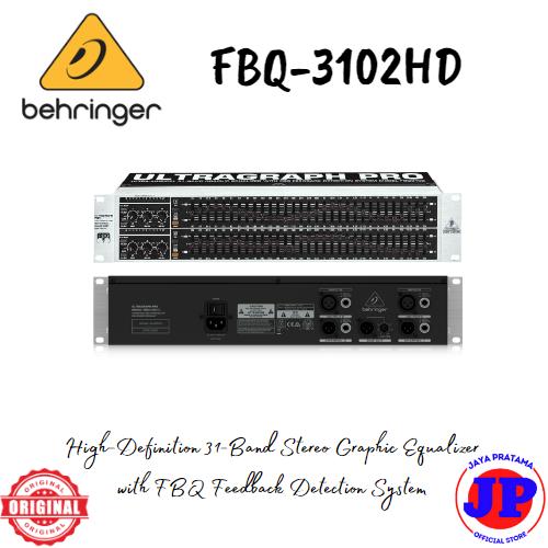 Jual Behringer FBQ3102HD 31-Band Stereo Graphic Equalizer Original FBQ ...