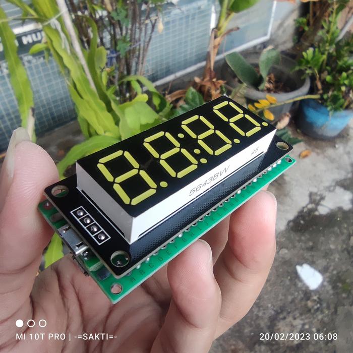 Jual DIY Jam Ntp Lengkap Dengan Tampilan Suhu dan Humidity Led Warna ...