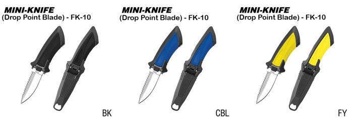 Jual FK-10/11 Knife Diving Tusa Pointed Blunt Stainless Pisau ...