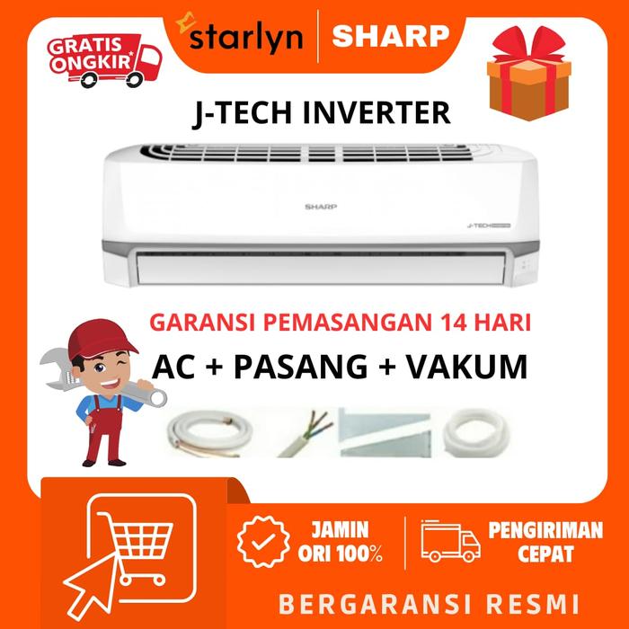 Promo AC SHARP AU/AH X6BEY 1/2 PK INVERTER AU - X6BEY 0,5PK Cicil 0% 3x ...