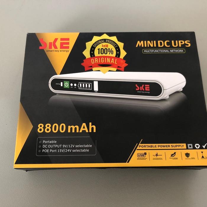 Jual SKE Mini DC UPS POE-403 with LAN POE port - Kab. Temanggung ...
