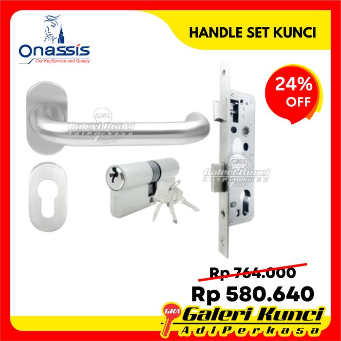 Jual Handle Set Kunci Onassis ons 281 dlp set lc 30mm kunci pintu ...