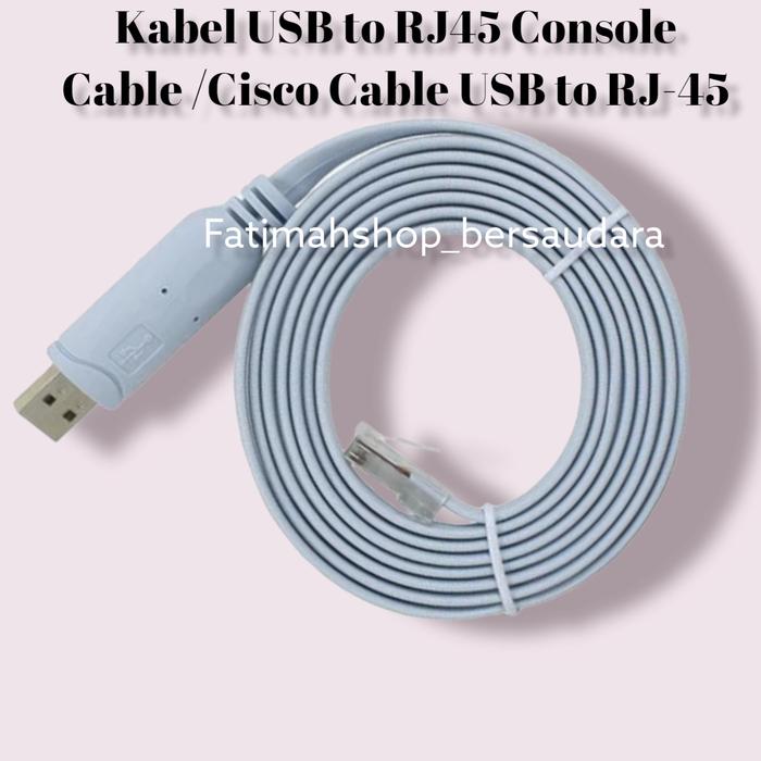 Jual Kabel USB to RJ45 Console Cable /Cisco Cable USB to RJ-45 ...