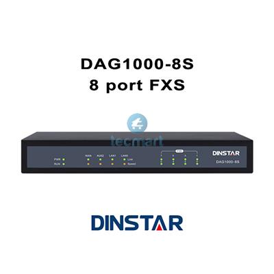 Jual DINSTAR 8 FXS Port Analog VOIP Gateway - DAG1000-8S - 8 Port FXS ...