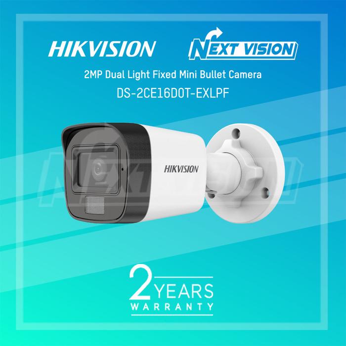 Jual DS-2CE16D0T-EXLPF - HIKVISION TURBO HD 2MP DUAL LIGHT FIXED BULLET CAM - Jakarta Barat ...