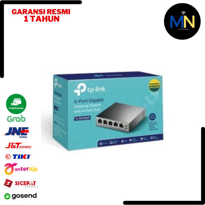 Jual TP-LINK TL-SG1005P 5-Port Gigabit Desktop Switch with 4-Port PoE - Jakarta Pusat - MY ...