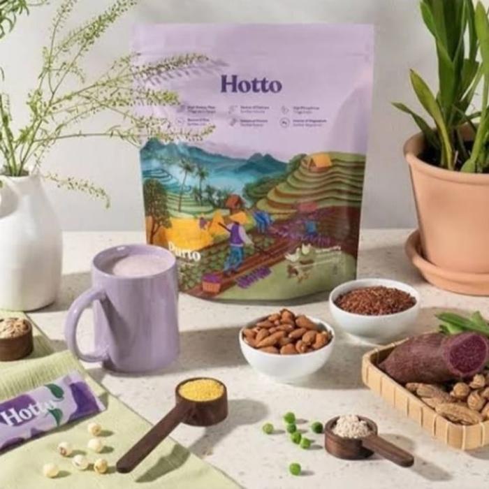 Jual Hotto Purto Pouch | 16 sachet | Multigrain with Purple Potato ...