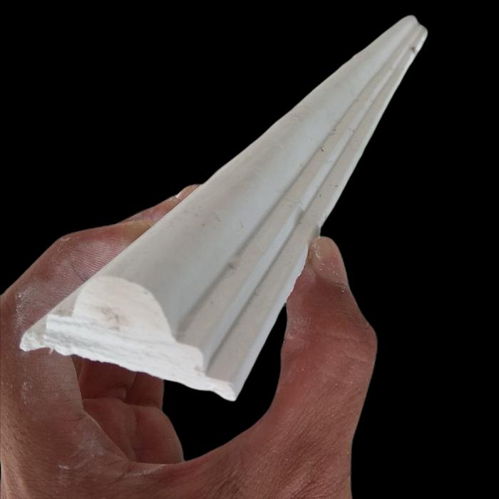 Jual Lis Biding Gypsum polos 4 cm/gipsum/hiasan dinding/lis plafond ...