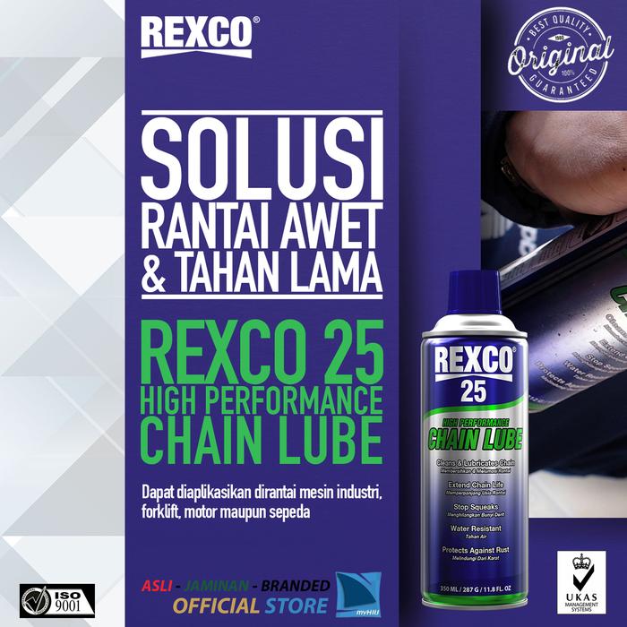 Jual REXCO 25 High Performance Chain Lube 350ml Pelumas Rantai Sepeda ...