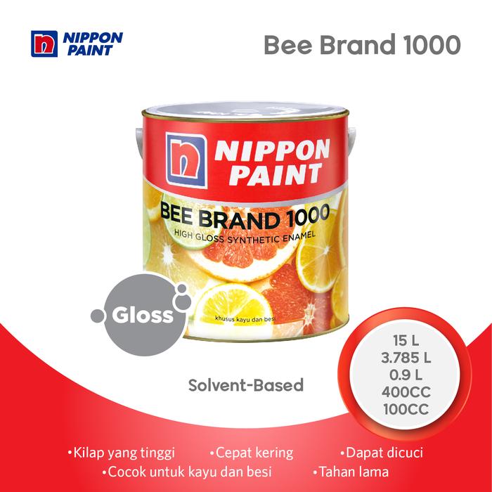Jual BEE BRAND 1000 -0,9L- CAT KAYU & BESI HIGH GLOSS NIPPON PAINT - Jakarta Utara - NIPPON ...