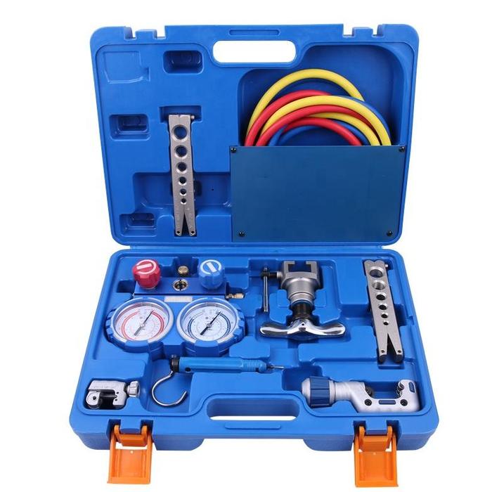 Jual Refrigerant R410A Manifold Tube Expander Flaring Tool Pipe Cutter ...